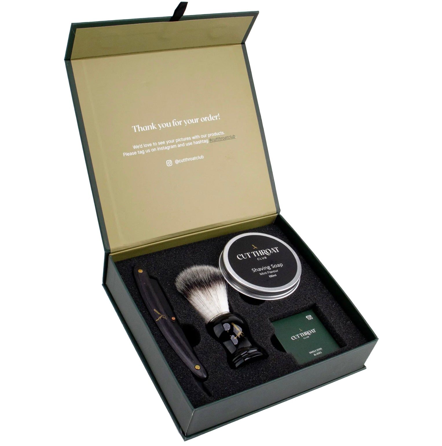 Beginners Cut Throat Razor Set | Mens Shaving Gift Set